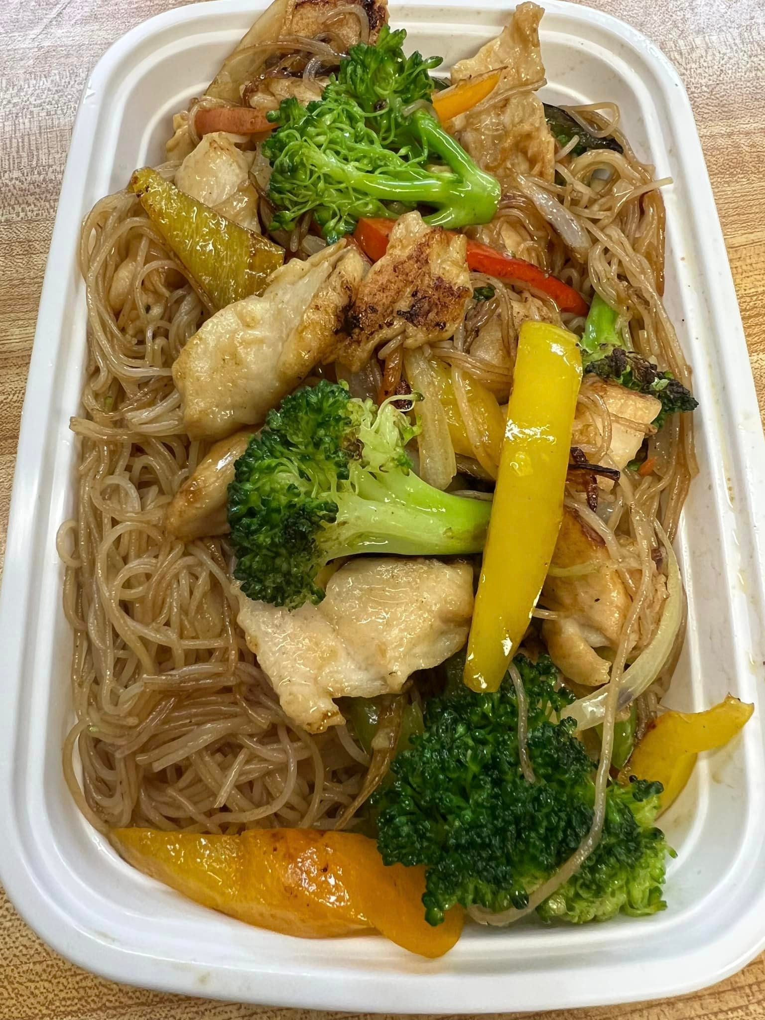 Chicken Rice Noodles | Lin's Takeout Kitchen